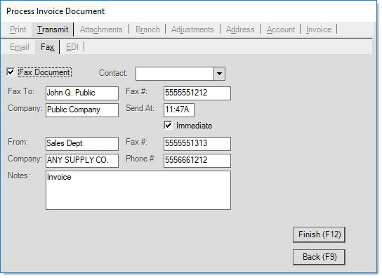 Special Topics > Fax Setup & Use > Fax Use & Options
