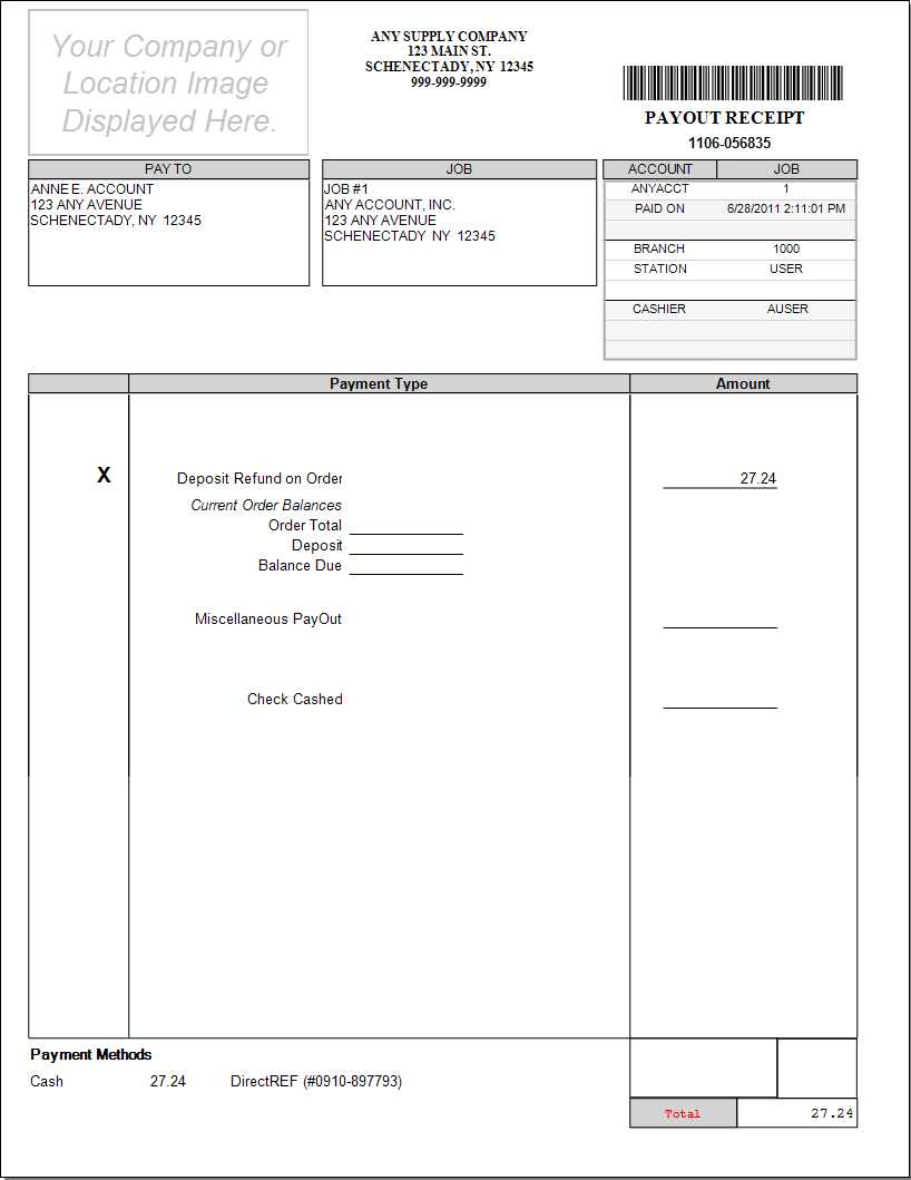 Documents > Point of Sale (PS) > PS Payouts