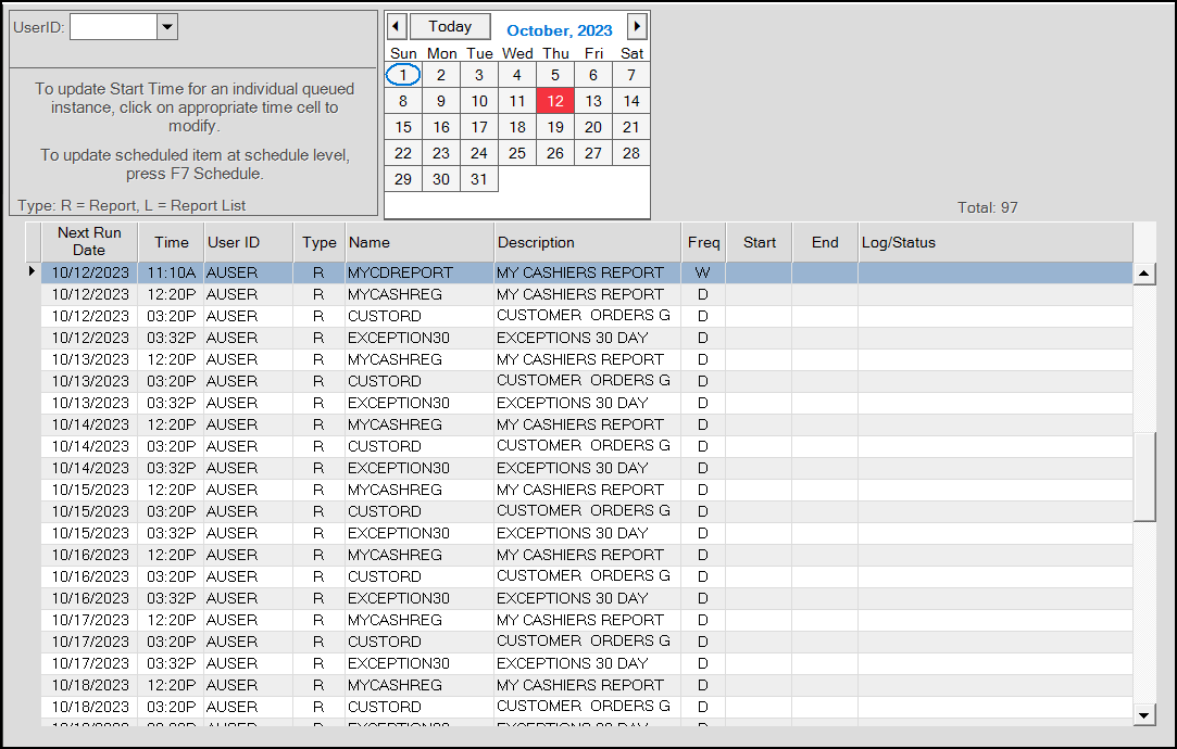 Application Areas > Maintenance > Task Scheduler